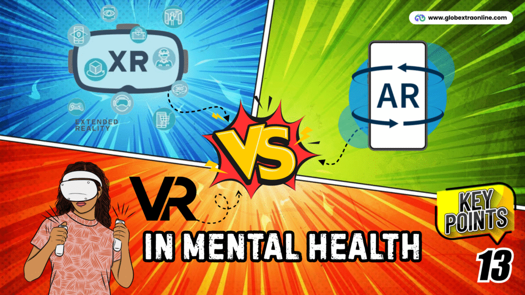 XR vs. AR vs. VR in Mental Health- 13 Key Points To Know - Globextra Blogs